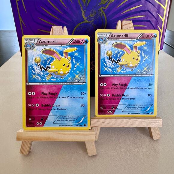 Pokemon | Toys | Pokemon Steam Siege Azumarill 77 Cards Lot Tcg Cards ...